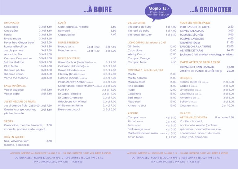 La Terrasse | Cafe - Restaurant - Lutry